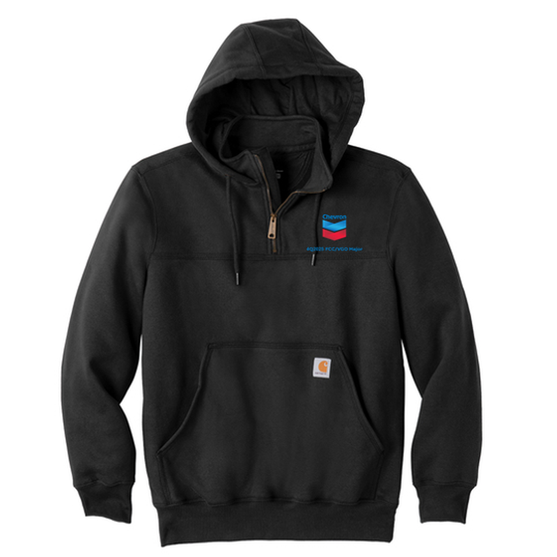 CHEVRON Carhartt® Rain Defender® Paxton Heavyweight Hooded Zip Mock Sw ...